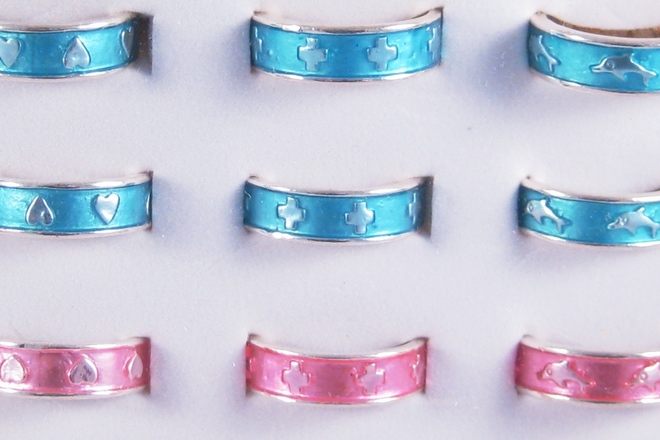 360 Pieces Assorted Metal Rings in Display Boxes - Simplelots Wholesale ...