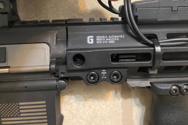 Matrix M4 with 9.5 replica Geissele MK8 rail - Airsoft Smugglers