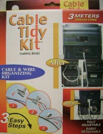8 pc Lot Cable Tidy Kit As Seen On TV - Simplelots Bulk Wholesale ...