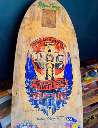 1978 DOGTOWN WES HUMPSTON SKATEBOARD DECK, RARE! - ACTION VINTAGE