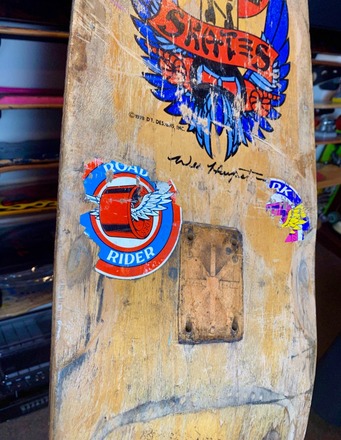 1978 DOGTOWN WES HUMPSTON SKATEBOARD DECK, RARE! - ACTION VINTAGE