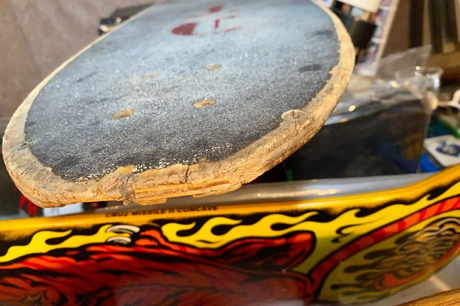 1978 DOGTOWN WES HUMPSTON SKATEBOARD DECK, RARE! - ACTION VINTAGE