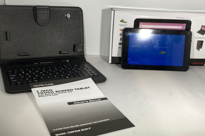 Craig 7" 8GB Android Tablet Quad Core w/Cams Keyboard - Simplelots ...