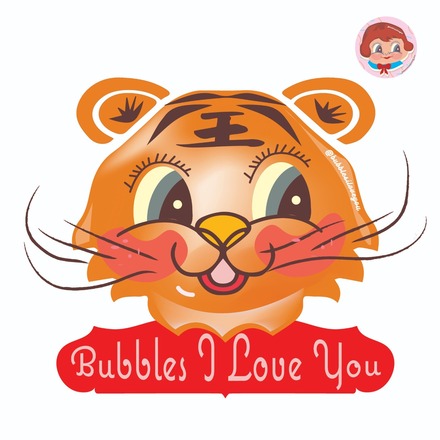 Bubbles Tiger Go! Go! Go! Notepad - Qraftie