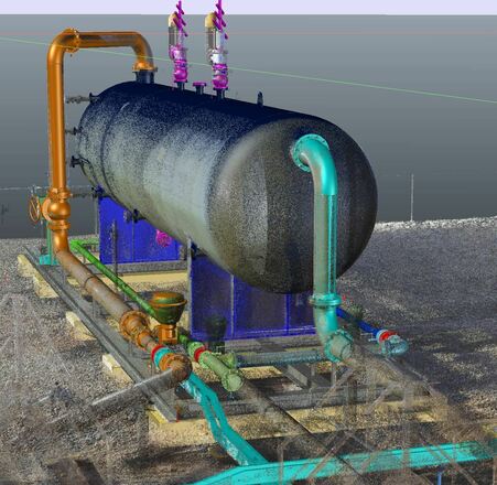 3D Scan and CAD Drawings Package – One Vessel/ Unit/ Equipment — Trunkline