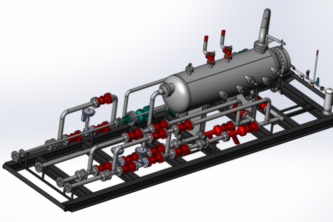 3 Phase Separator Skid — Trunkline