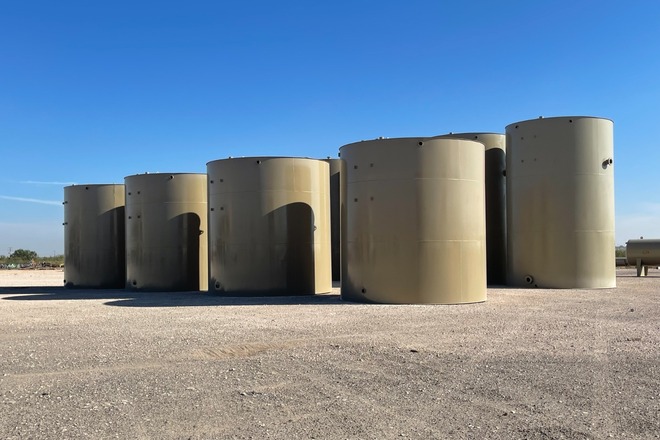 Custom tanks for oil/water storage, custom nozzles/accessories — Trunkline