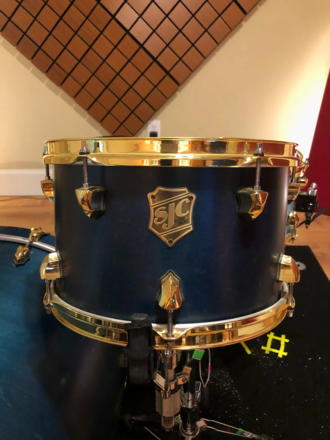 SJC Maple Drum Kit Navy 3-Piece Satin Stain - DrumSellers.com