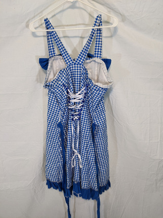 Blue and White Checkered Lolita JSK Dress - Lumikha Cosplay Resale
