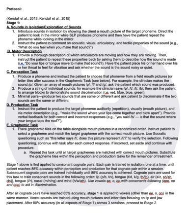 Phonomotor Treatment Guide - SLP2SLP