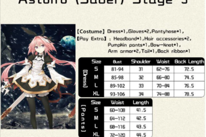 Astolfo (Saber Stage 3 Ascension) - Lumikha Cosplay Resale