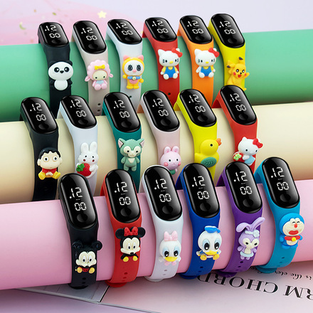 Wholesale 50 pcs Cute Cartoon LED Mickey Children Watches - Simplelots ...