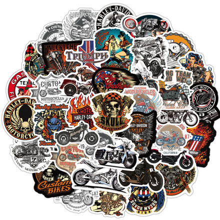 motorcycle Harley graffiti sticker car sticker - 750 pcs - Simplelots ...