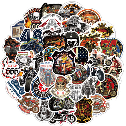 motorcycle Harley graffiti sticker car sticker - 750 pcs - Simplelots ...