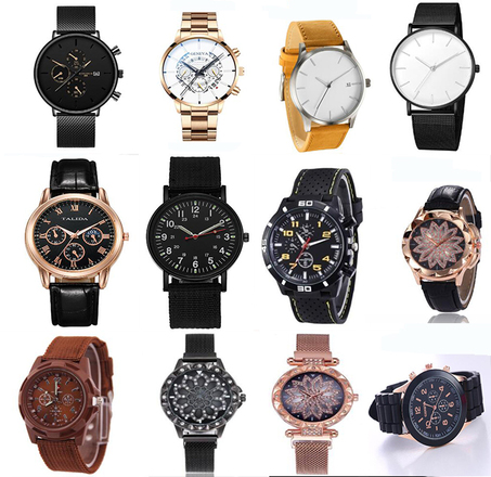 50pcs Men's & Women's Watches, Assorted Styles & Colors - Simplelots ...