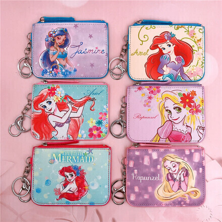 30pcs cartoon mermaid work permit card set change card wallet ...