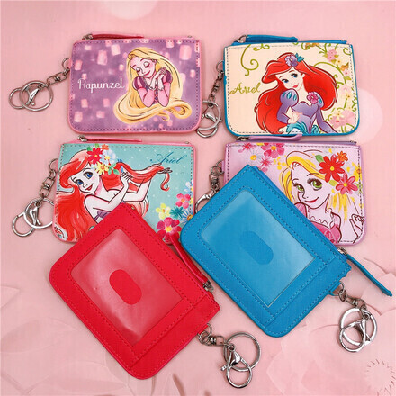 30pcs cartoon mermaid work permit card set change card wallet ...