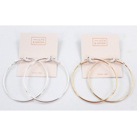 Dozen Gold & Silver Hoop Earrings from Nordstrom Rack Stores ...