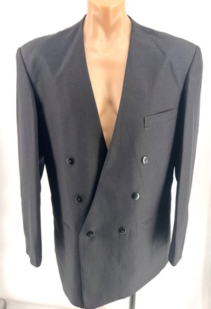 12 NWT PRONTI Collarless Suits Black - Simplelots Wholesale Liquidation