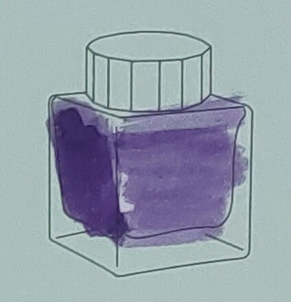 2.5ml Van Dieman's Hollywood ELIZABETH Ink Sample - Pensharing