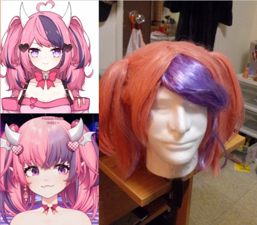 Ironmouse wig - Lumikha Cosplay Resale