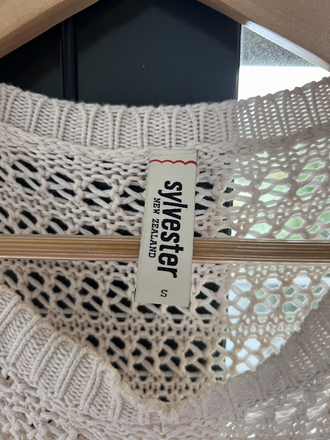 Cream Mesh Top Kate Sylvester Reloved