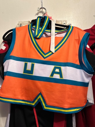 My Hero Academia Ochako Tsuyu Cheer Uniform Cheerleaders - Lumikha ...