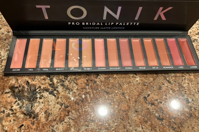 6pcs Tonik Cosmetics PRO BRIDAL LIP PALETTE - Simplelots Bulk Wholesale ...