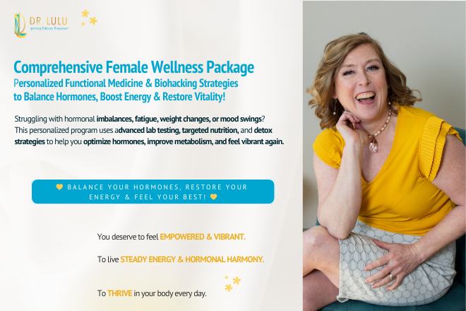 Book Dr. LuLu’s Comprehensive Female Wellness Package on Well Me Right - Wellness Expert Dr ...